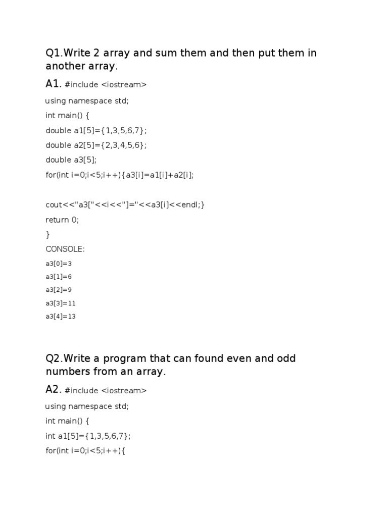 Array Anichiki | PDF | Matrix Theory | Linear Algebra