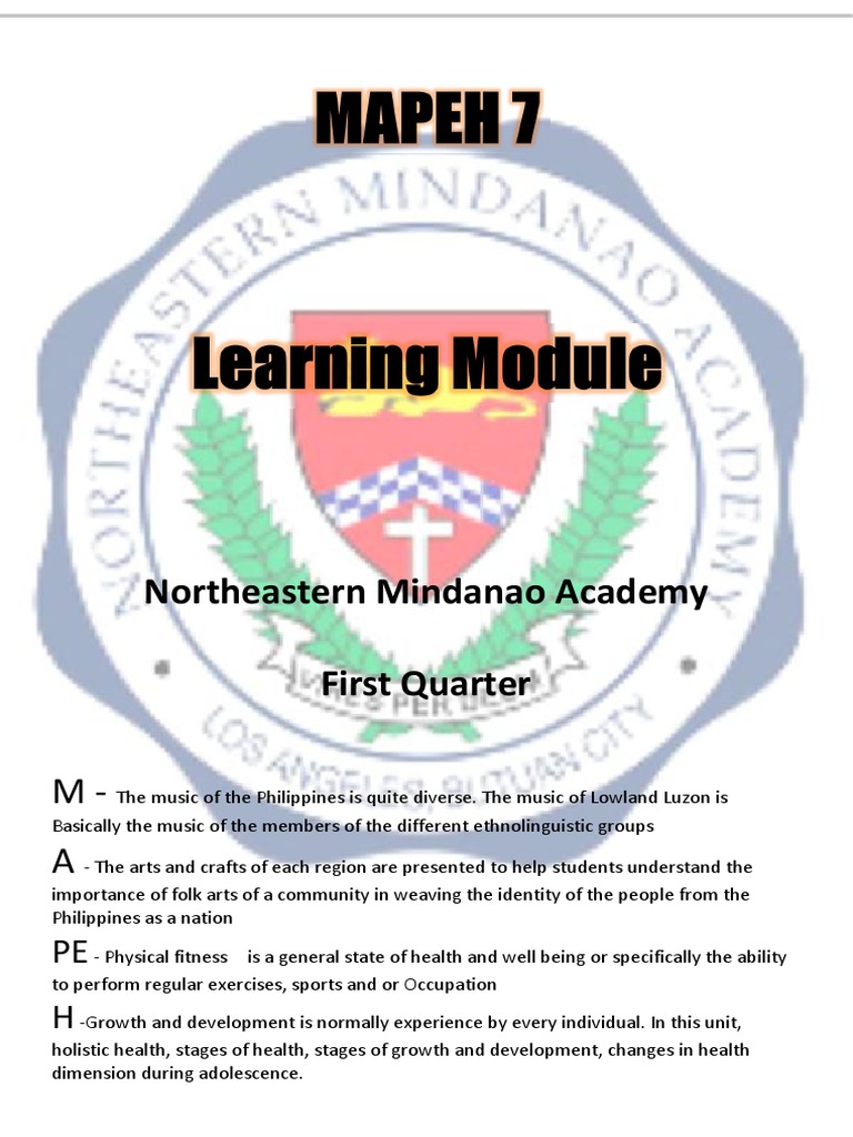 Mapeh 7 | PDF | Adolescence | Skeletal Muscle