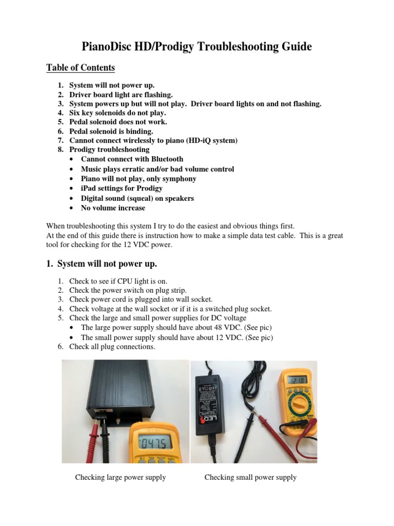 Pianodisc HD | PDF | Electrical Engineering | Manufactured Goods