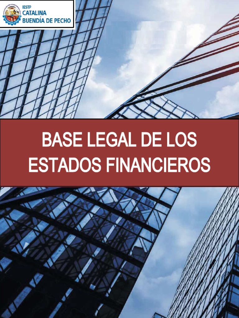 Base Legal Del Sistema Financiero | PDF | Contabilidad | Estado financiero