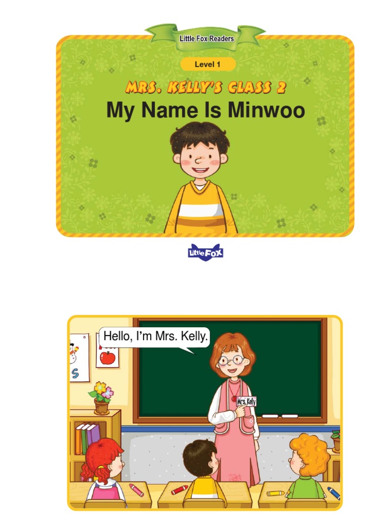 L1.002. Mrs. Kelly - S Class 2 - My Name Is Minwoo | PDF