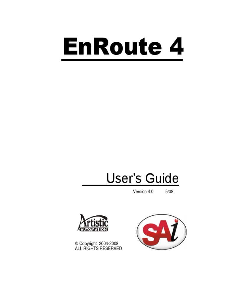 Enroute 4: User S Guide | PDF | Installation (Computer Programs) | Menu ...