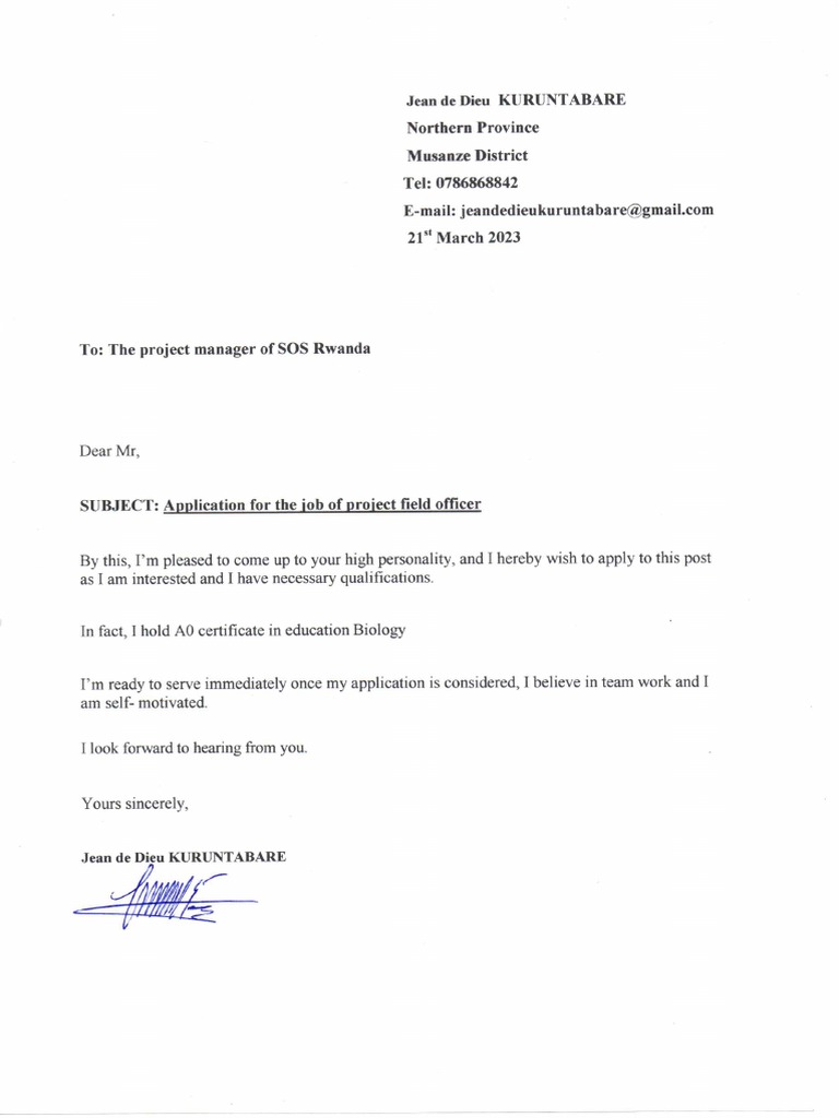 Application Status | PDF