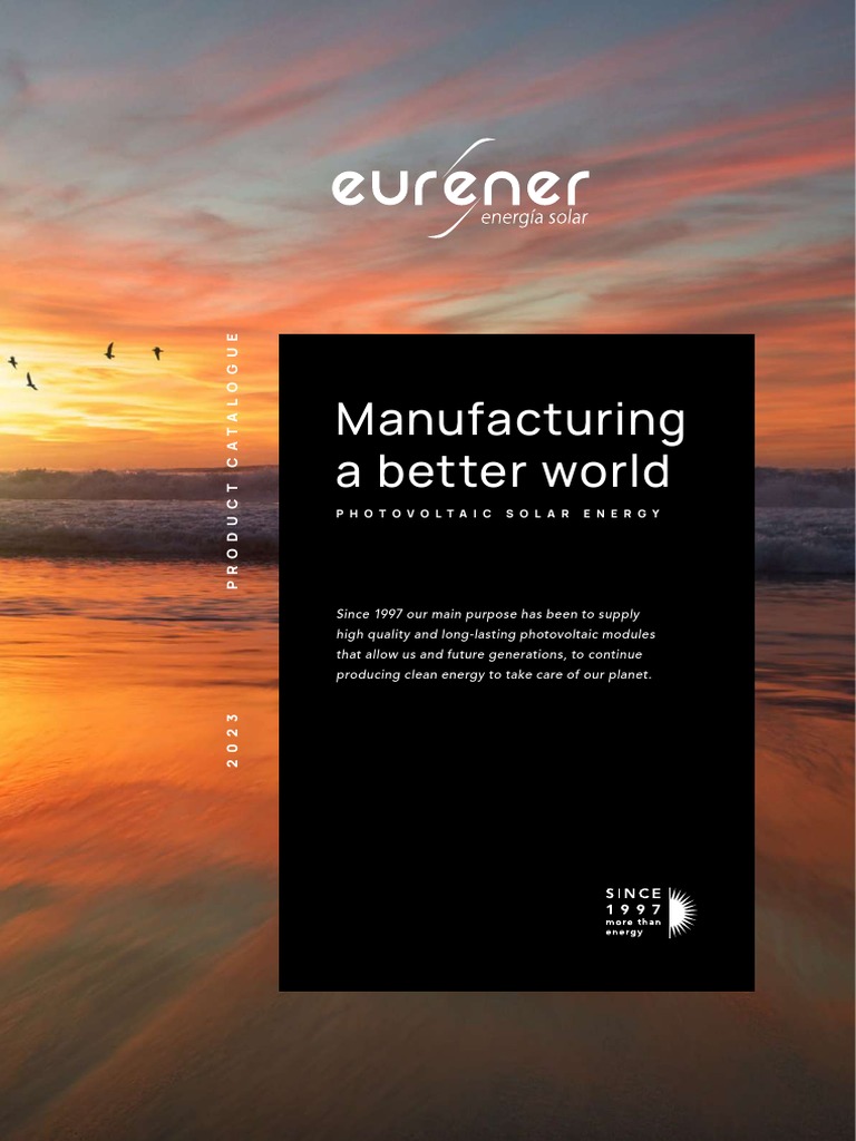 Eurener 2023 Solar Product Catalogue | PDF | Photovoltaics | Solar Cell