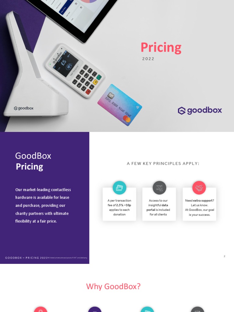 GoodBox Pricing 2020 | PDF | Fundraising | Wi Fi