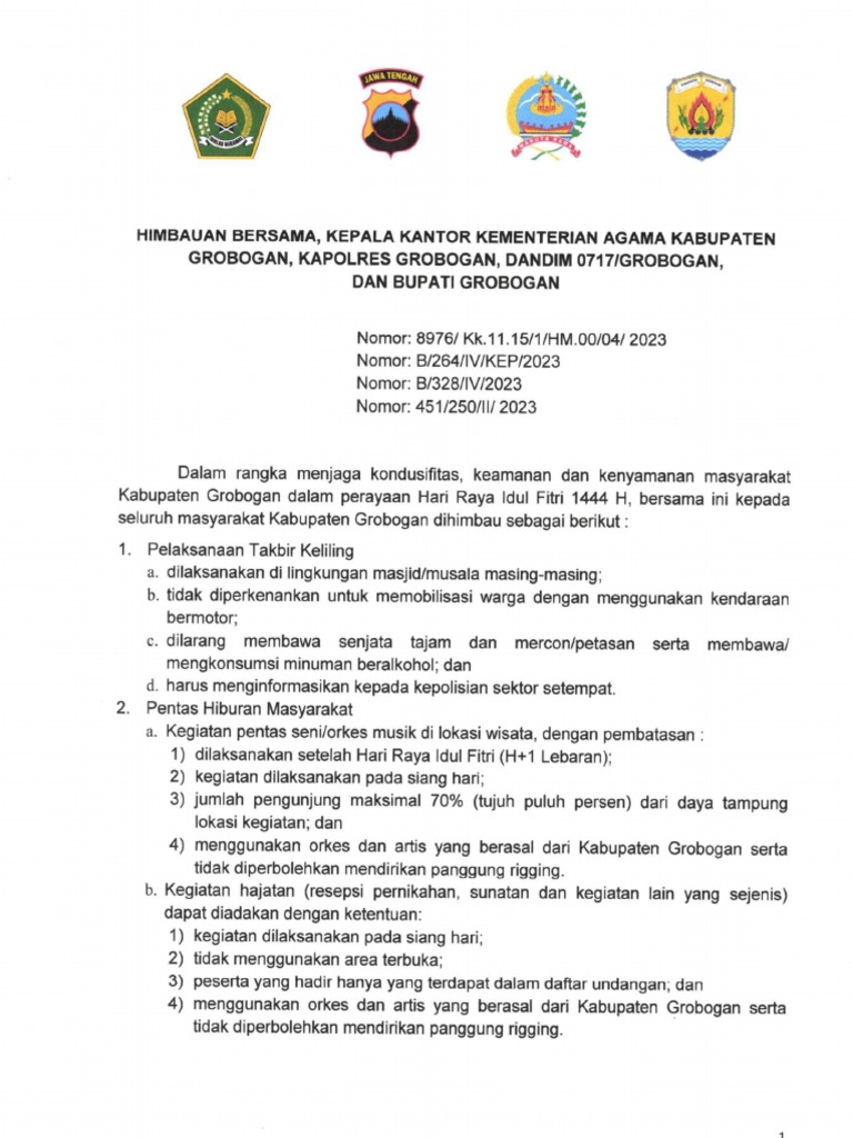 Himbauan Takbir Keliling | PDF Himbauan Takbir Keliling | PDF