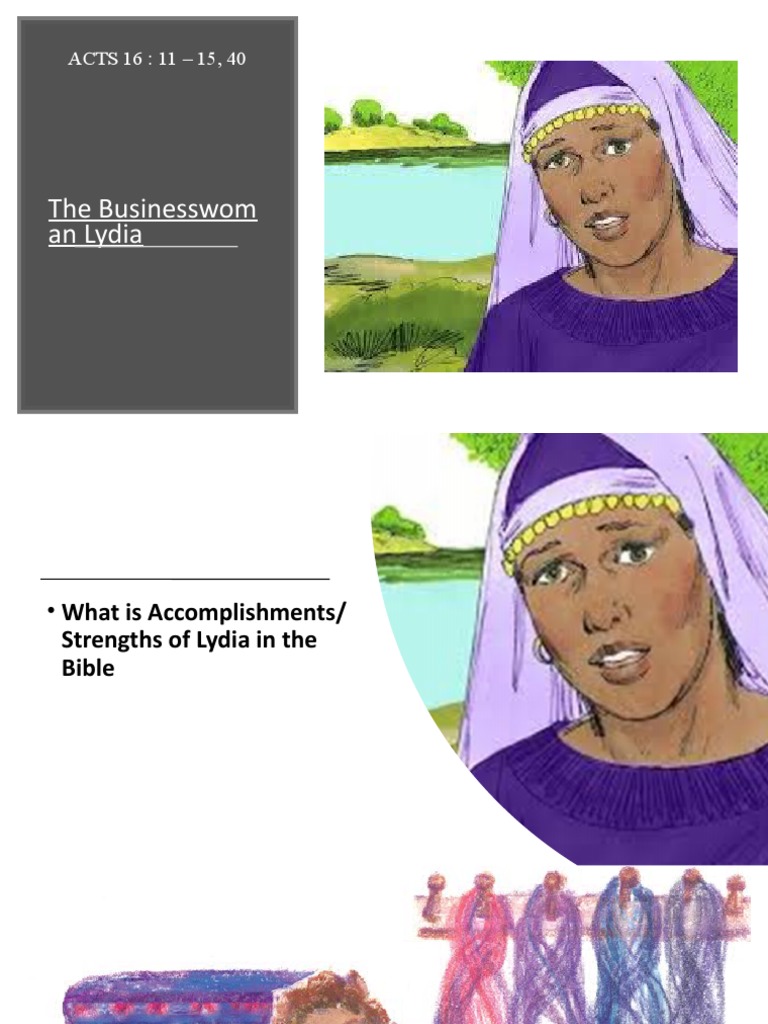 Acts 16 - Lydia | PDF