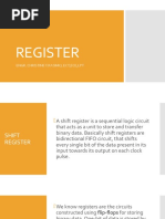 SIPO Shift Register | PDF