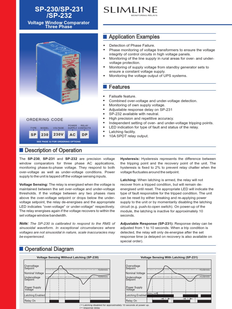 SP230 SP231 SP232 | PDF | Relay | Power Supply