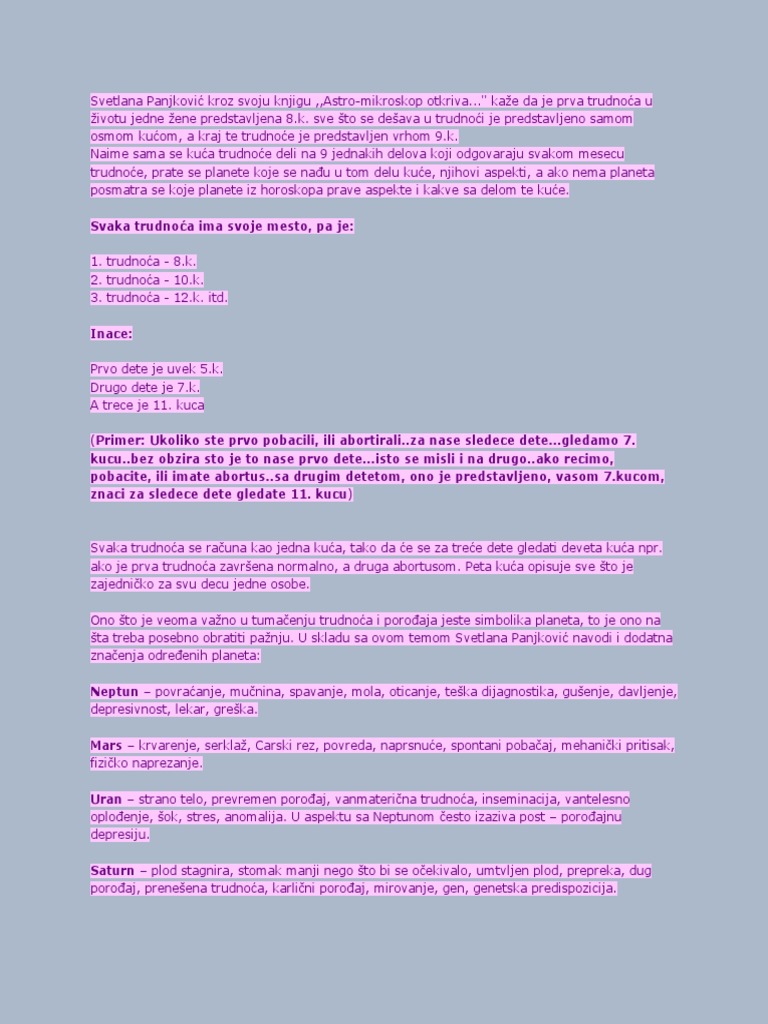 Trudnoca U Natalu | PDF
