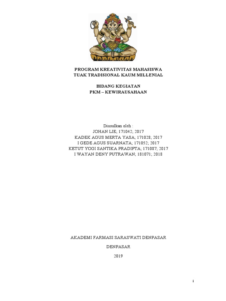 JOHAN LIE 171042, Tuak Tradisional Kaum Millenial | PDF