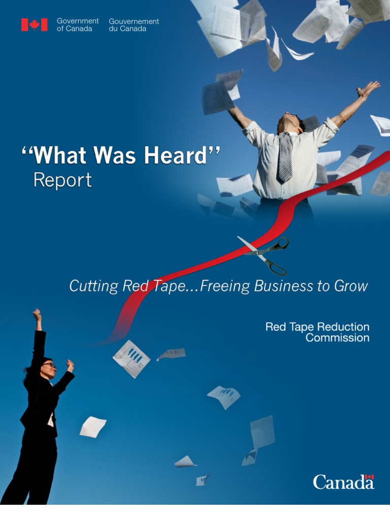 What Was Heard: Red Tape Reduction Commission Report | PDF | Small ...