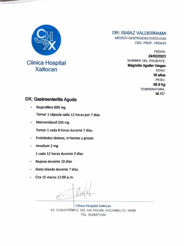 Receta Médica | PDF