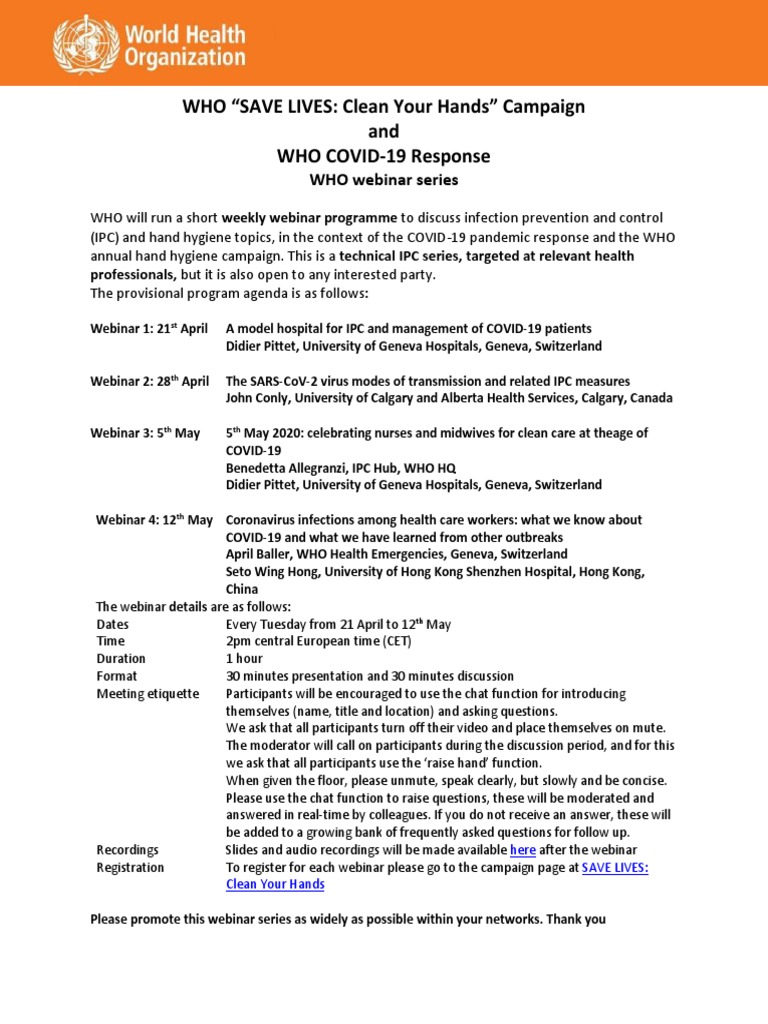 WHO.HH.Campaign_Webinar_Series.FINAL-1 | PDF