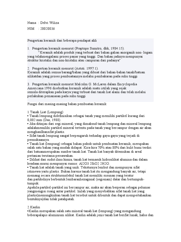 KERAMIK MATERIALS | PDF