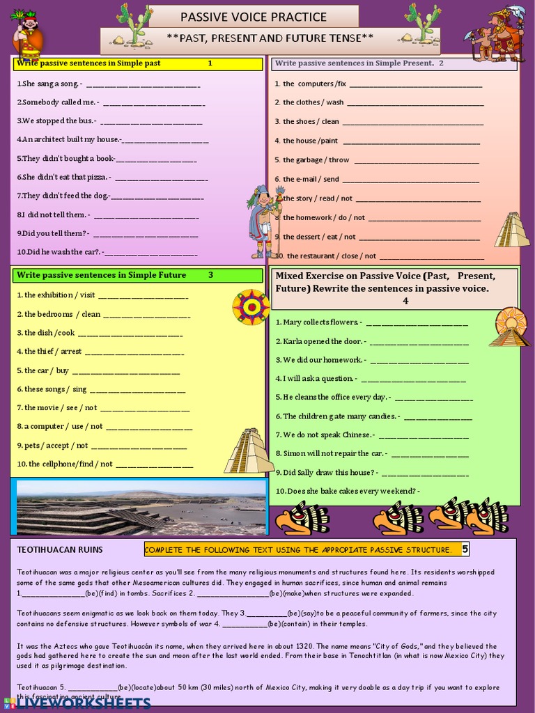 The Passive Worksheet | PDF