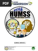 WORK Immersion OBJECTIVES | PDF | Curriculum | Expert