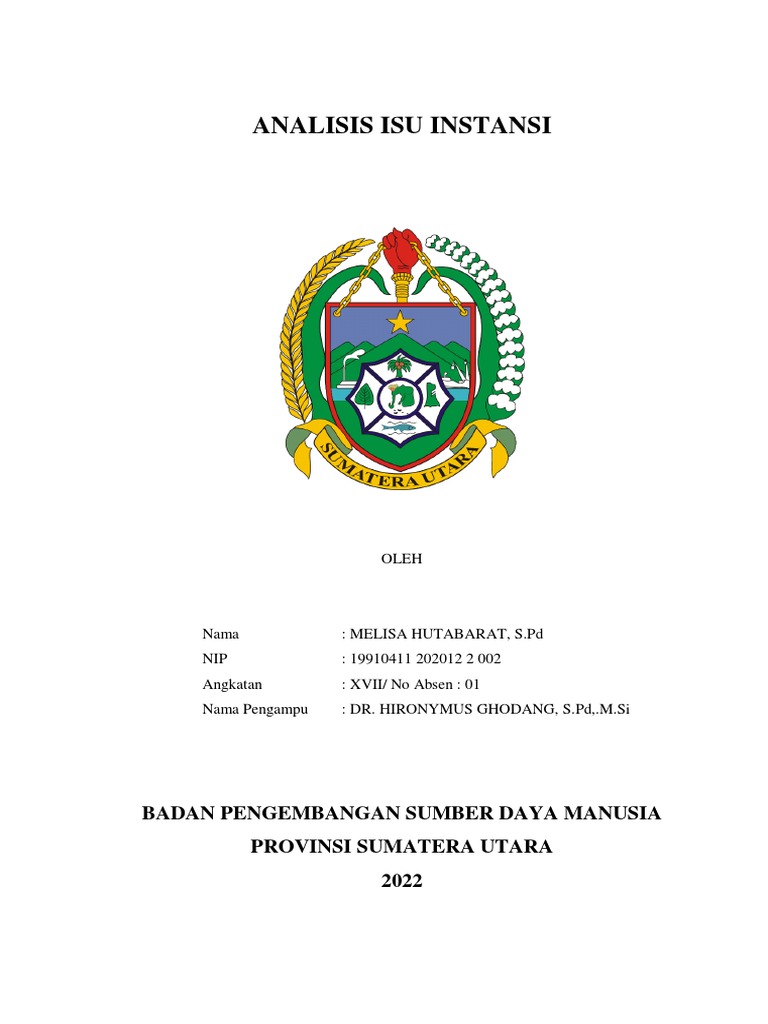 Contoh Tugas Analisis Isu (Guru2) | PDF | Kesehatan Holistik