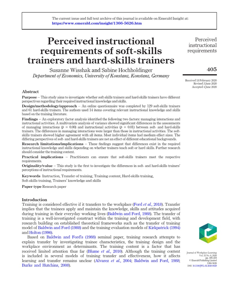 10 1108 - JWL 02 2020 0029 | PDF | Factor Analysis | Effect Size