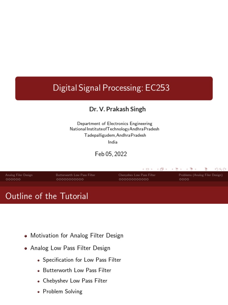 IR Filter Part 1 | PDF | Low Pass Filter | Filter (Signal Processing)