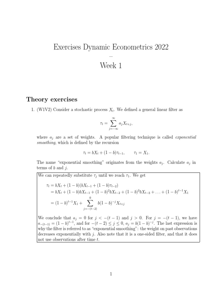 All Tutorials Dynamic Econometrics | PDF | Stationary Process | Standard Deviation