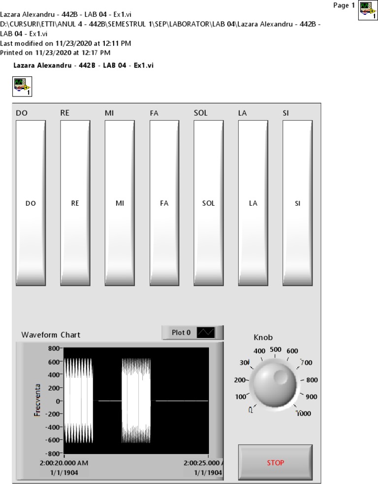 Generating Musical Notes Through Frequency Modulation: A Lab Experiment ...