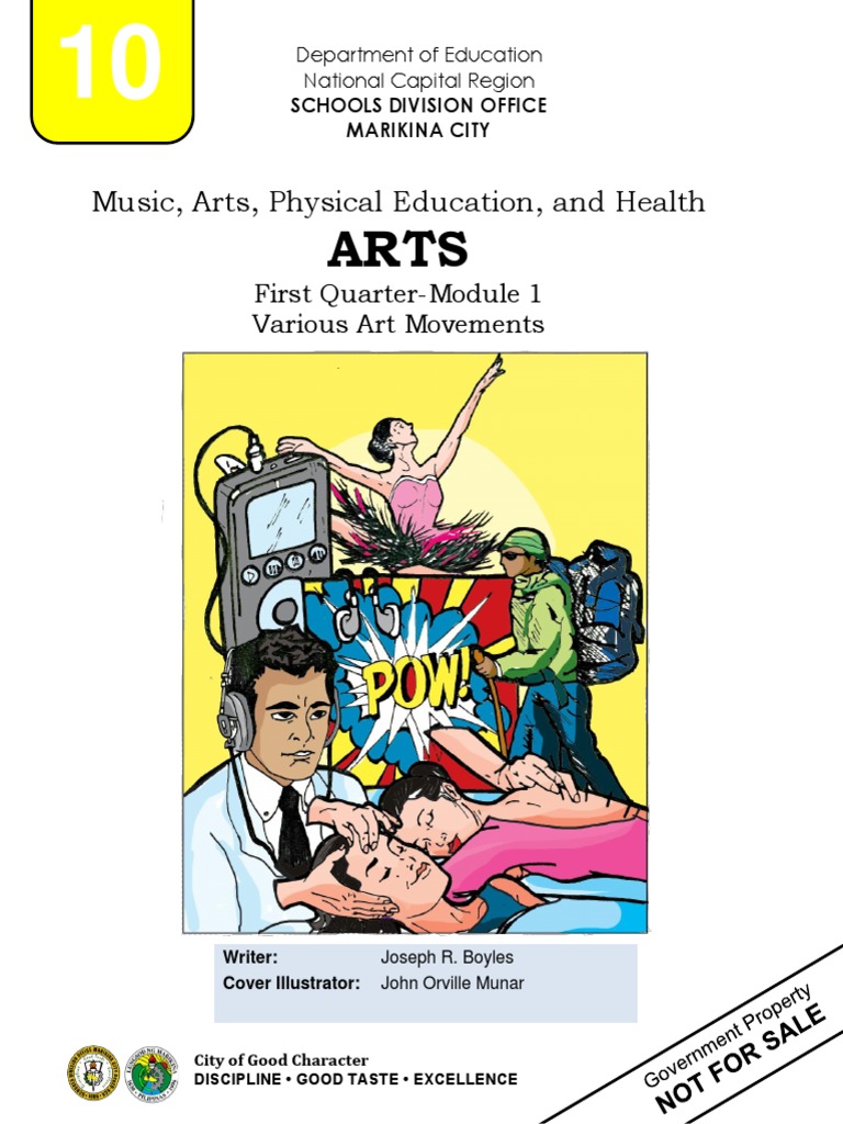 Arts - Grade 10 - QRT1 - Module1 | PDF | Impressionism | Paintings