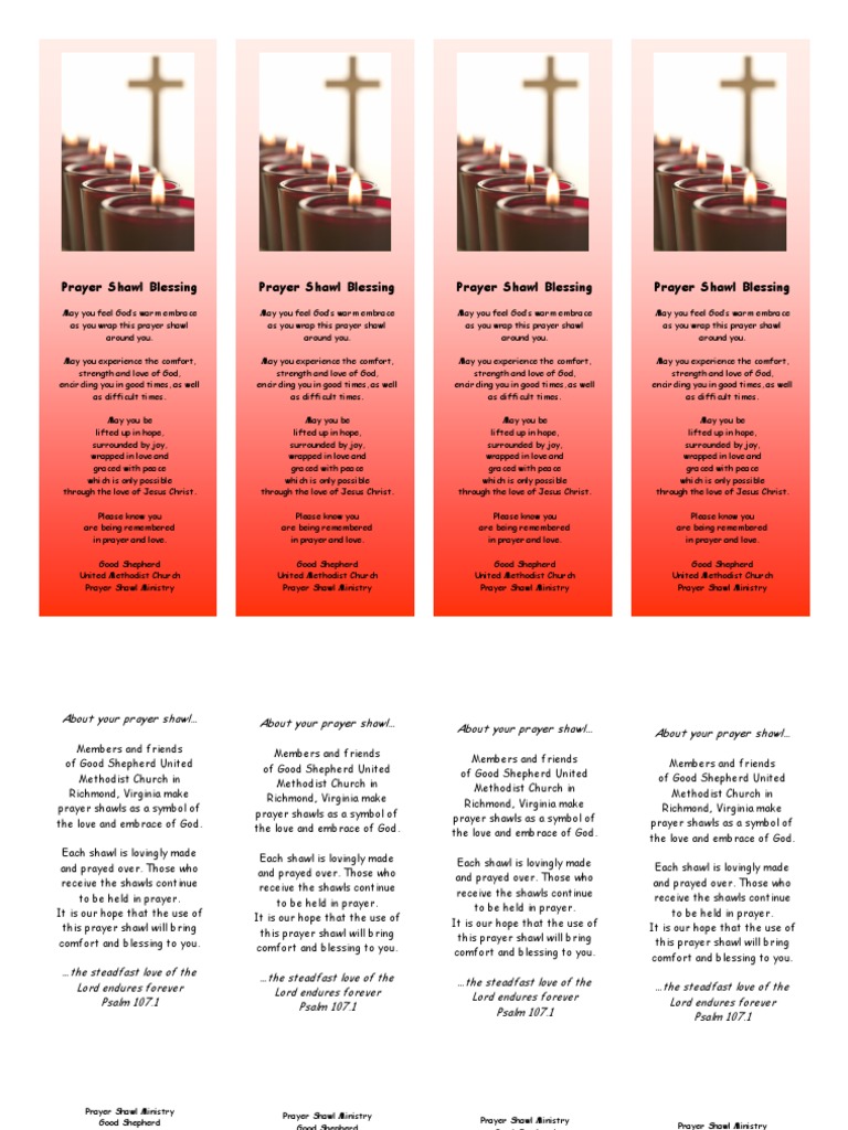 Prayer Shawl Cards | PDF | Prayer | Christian Worship And Liturgy