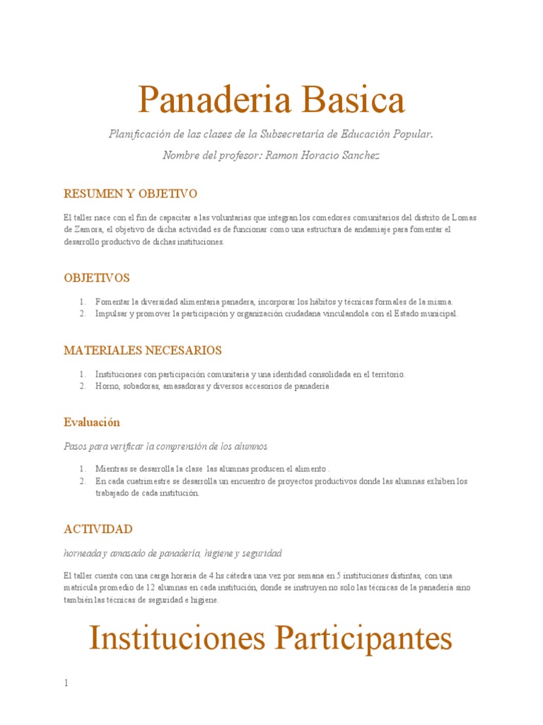 Planificación de La Clase | PDF