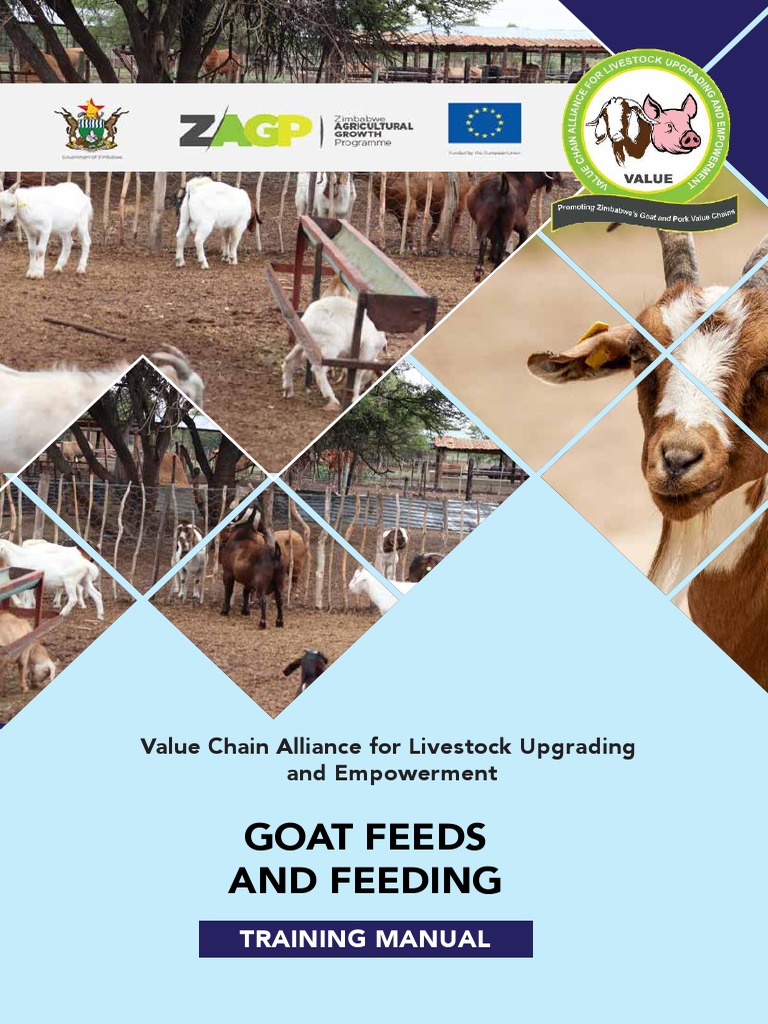 Goat Feeding Training Manual | PDF | Nutrients | Goat