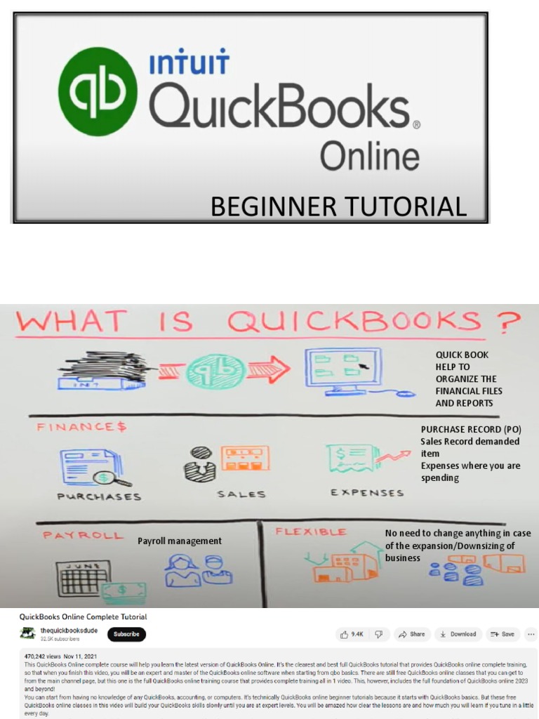 Quickbooks Online | PDF