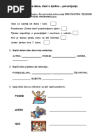 BOSANSKI JEZIK Test 2. Razred | PDF