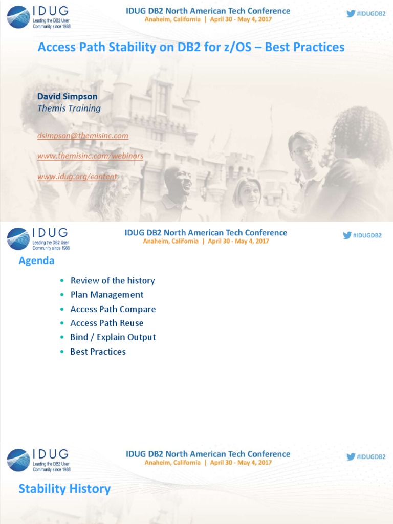 Access Path Stability On DB2 | PDF | Ibm Db2 | Information Technology Management
