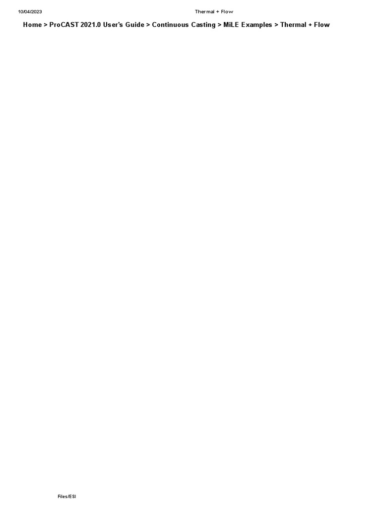 Thermal Procast CCM | PDF | Casting | Pressure
