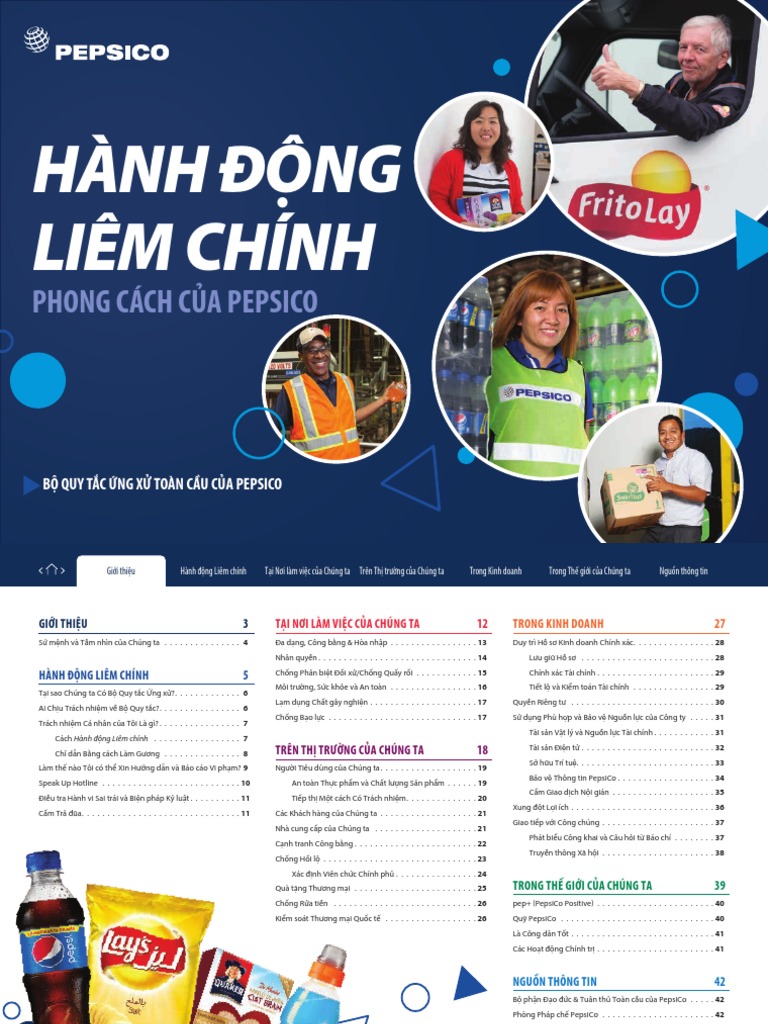 Vietnamese Pepsico Global Code of Conduct Booklet-1 | PDF