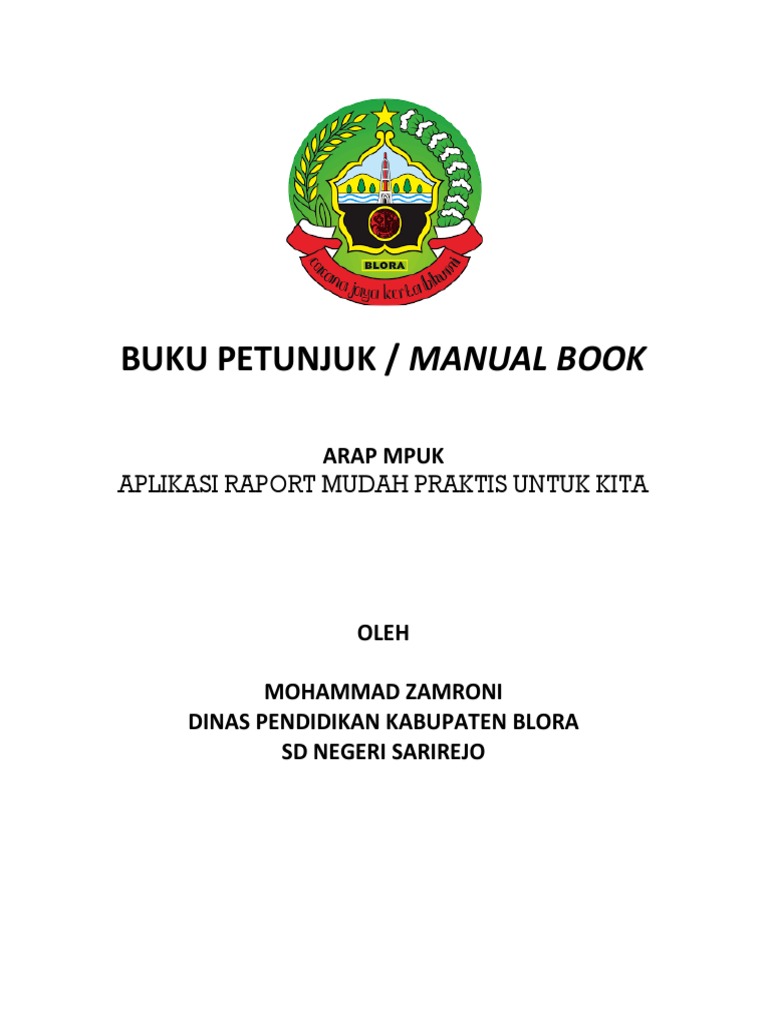Buku Petunjuk / Manual Book: Arap Mpuk | PDF