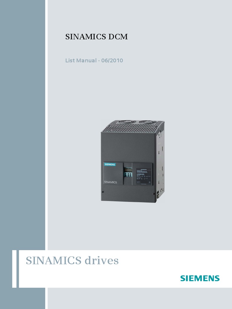 SINAMICS Drives | PDF | Parameter (Computer Programming) | Data Type