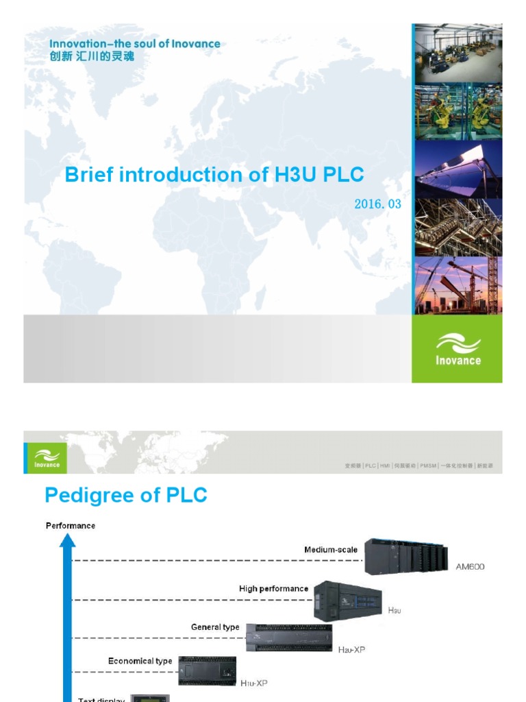 Brief Introduction of H3U PLC | PDF | Programmable Logic Controller | Acceleration