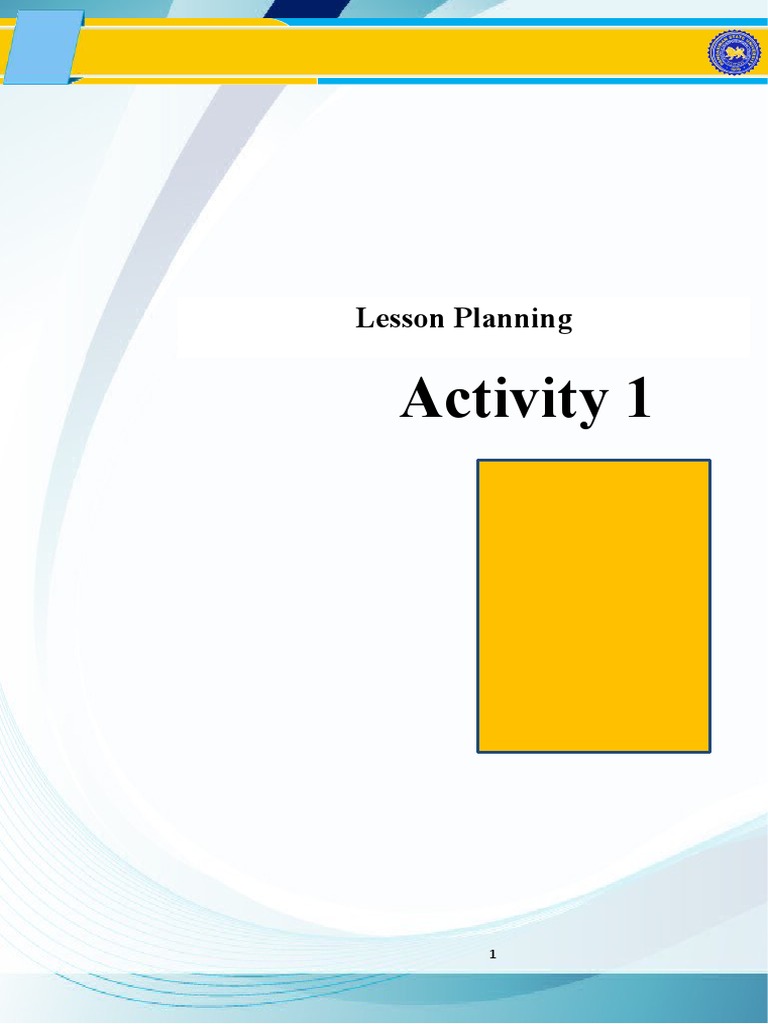 Lesson Planning | PDF | Learning | Lesson Plan