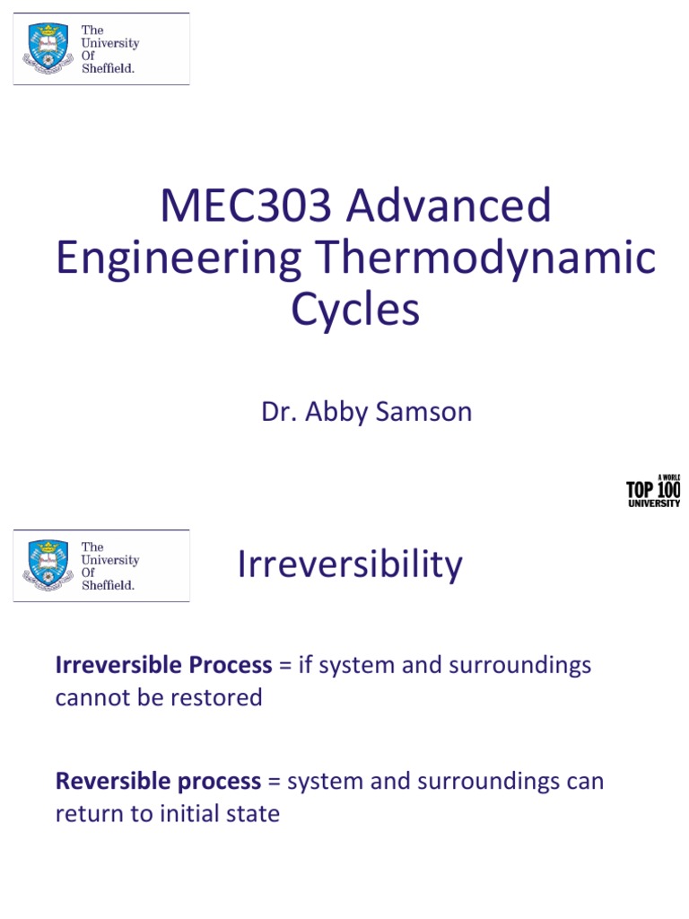 Demonstrating The Irreversibility Of Thermodynamic Processes Through
