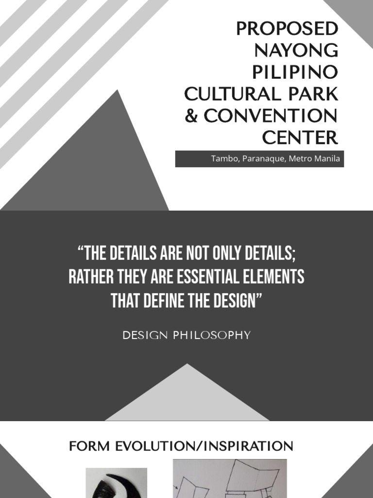 Proposed Nayong Pilipino Cultural Park & Convention Center: Tambo ...