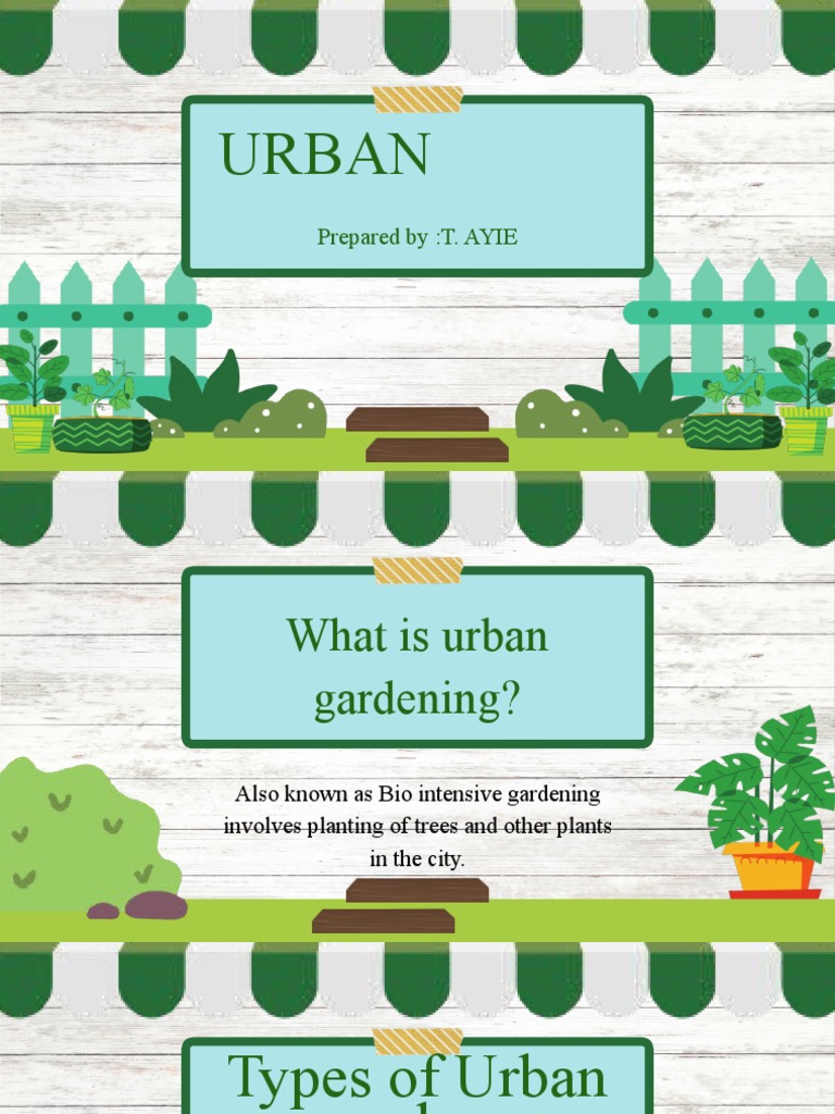 urban gardening | PDF