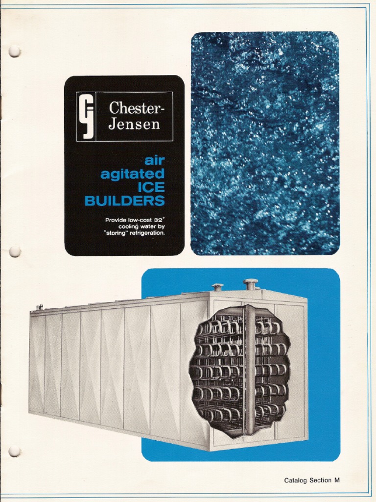 Chester-Jensen Ice Builder Overview | PDF | Ice | Water