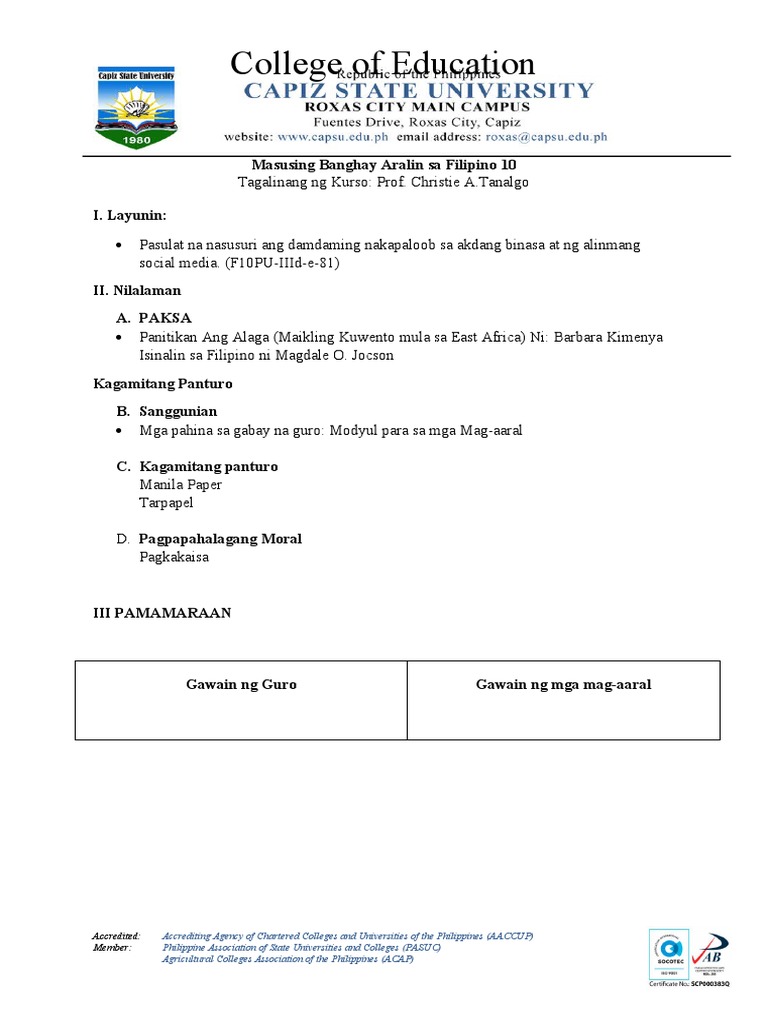 Lesson Plan 2023 | PDF