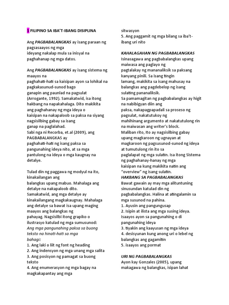 Fildis Reviewer | PDF