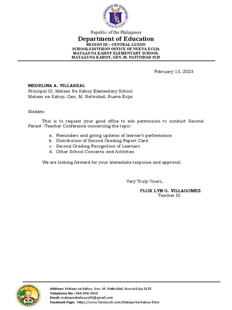 Second Quarter Report Card Distribution | PDF | Career & Growth ...