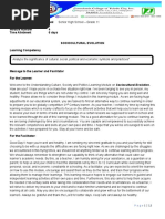 Grade 5 Performance Tasks - Science and Social Studies | PDF ...