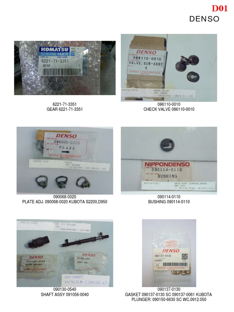 DENSO | PDF | Ingeniería mecánica | Partes de vehículo