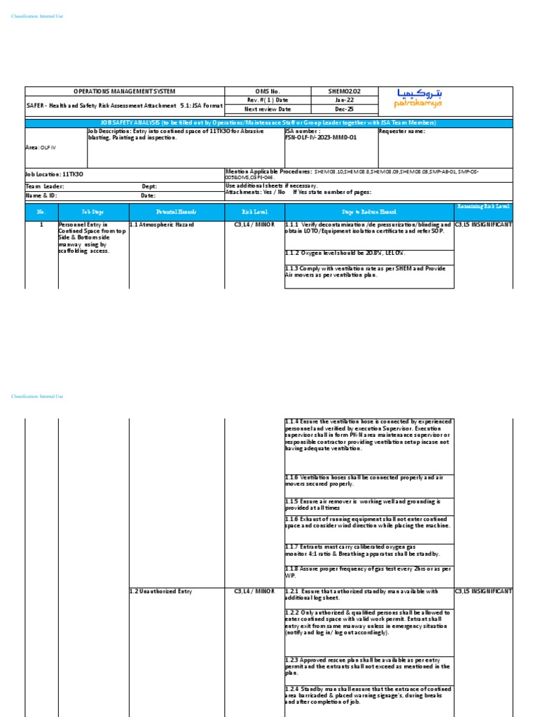 Fsn-Olf Iv-2023-Mmd-01 | PDF | Scaffolding | Safety