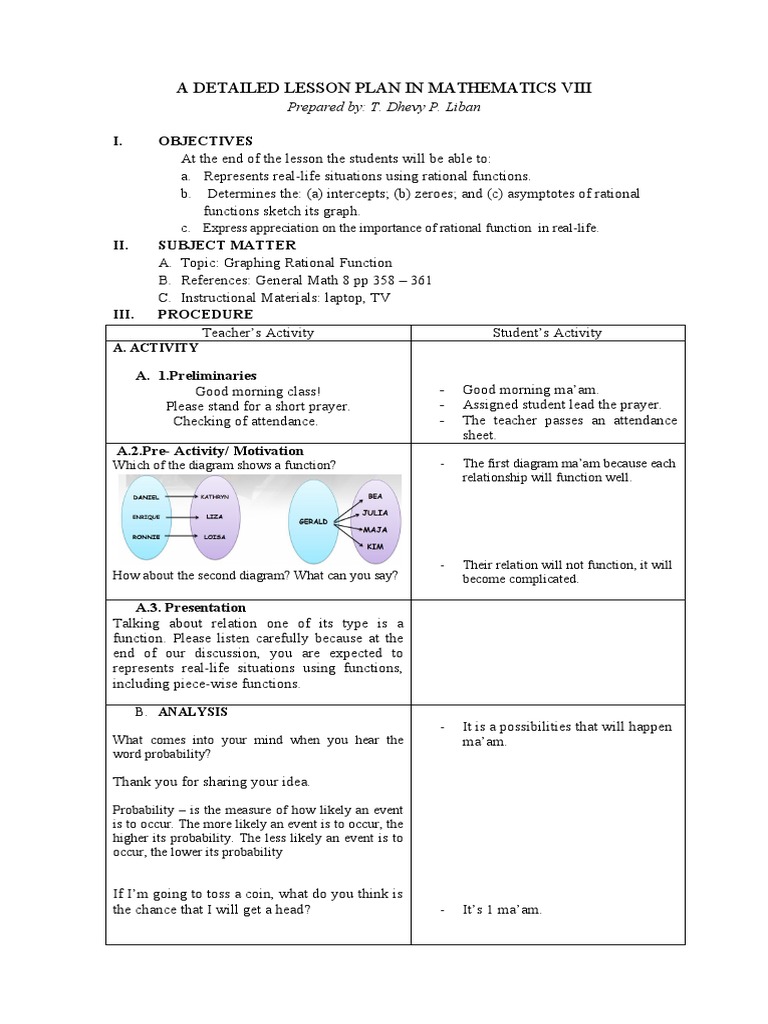 Genmath Rational Function1 | PDF | Probability | Numbers